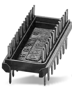 16-600-11 16 Pin Ic Socket DIP DIL Connector Fork Gold Plating 0.100" 0 ...